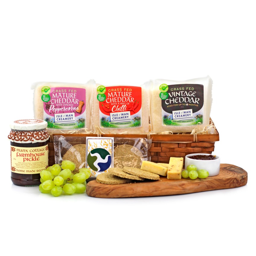 Cheeseboard Hamper | Isle of Man Gift Hampers | Manx Gift Boxes ...